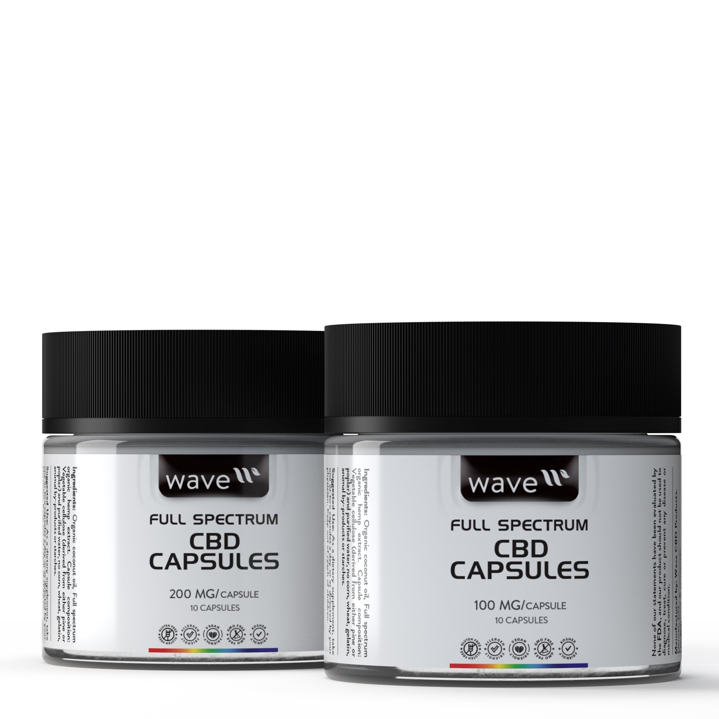 Wave Full Spectrum CBD Capsules – Wave Apothecary